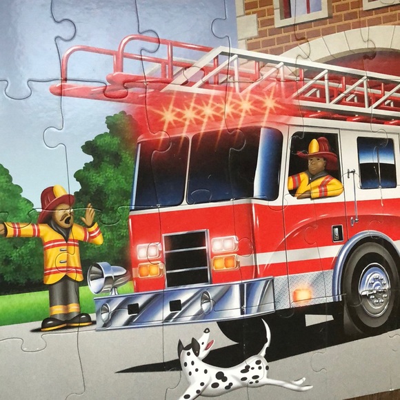 The Learning Journey | Other | Jumbo Floor Puzzles Fire Engine Rescue ...